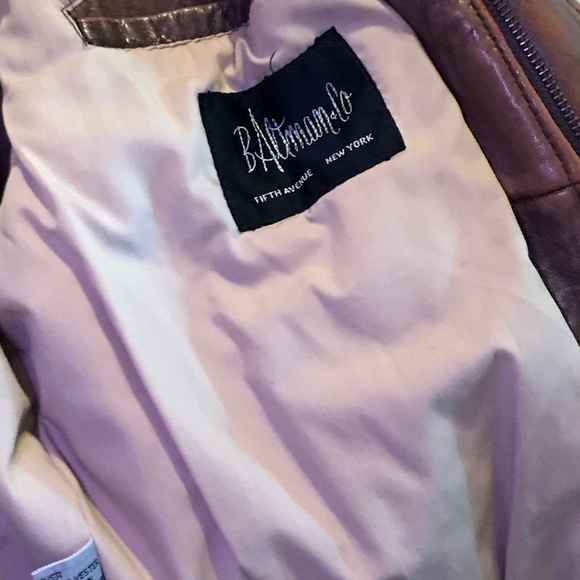 B. Altman | Jackets & Coats | Vintage Mens Leather Wwii Aviator Style ...